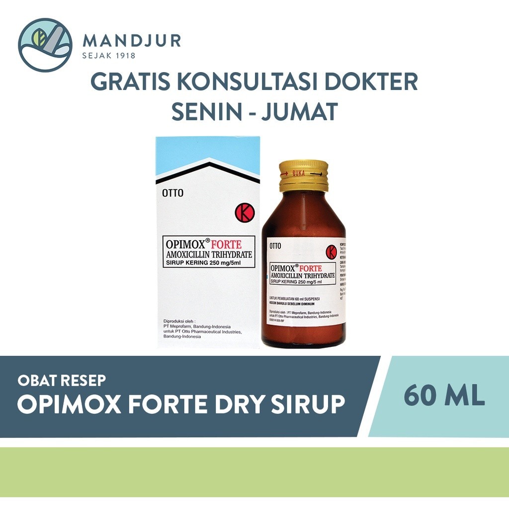 Jual Opimox Forte Dry Sirup 60 ml | Shopee Indonesia