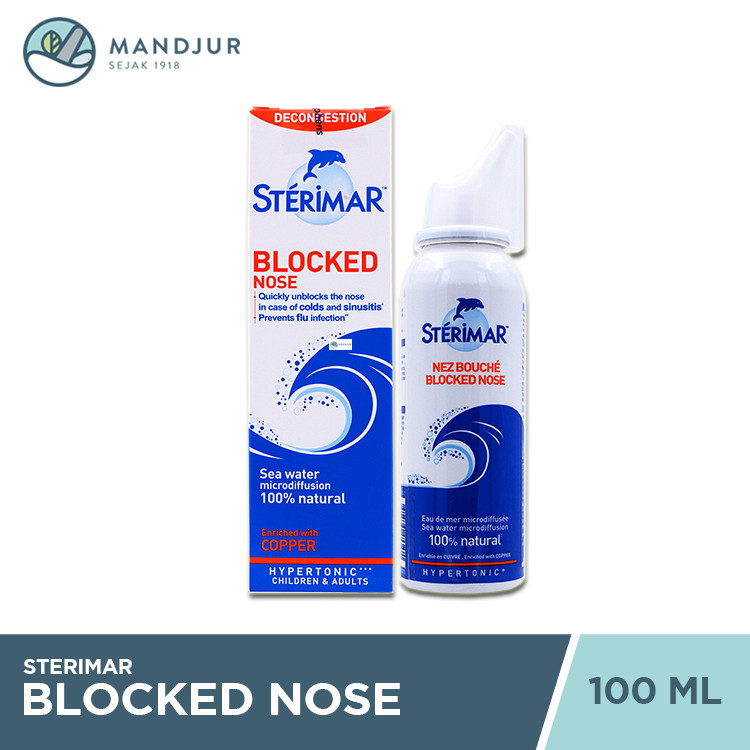 Jual Sterimar Blocked Nose 100 mL - Semprotan Hidung Tersumbat | Shopee ...