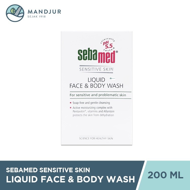 Jual Sebamed Liquid Face and Body Wash 200 ML - Sabun Mandi Cair Kulit ...