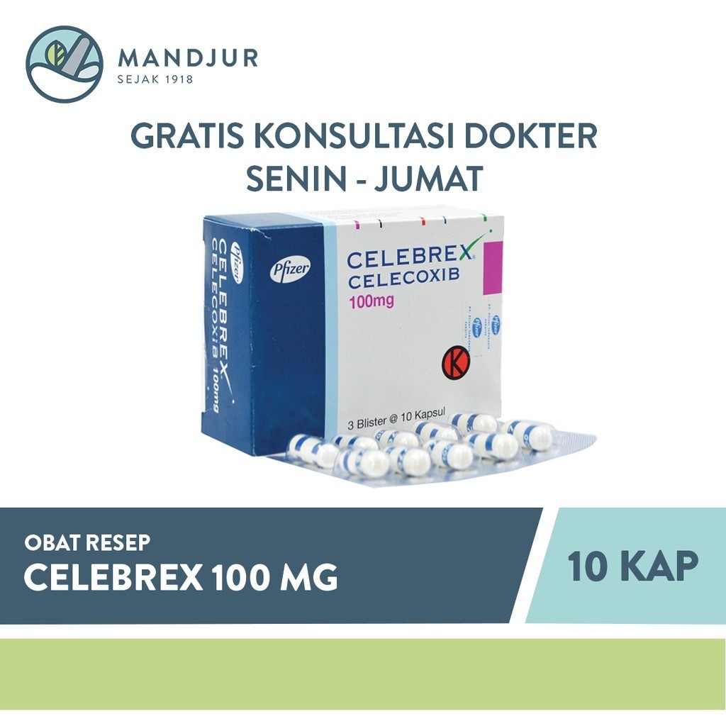 Jual Celebrex 100 mg 10 Kapsul | Shopee Indonesia