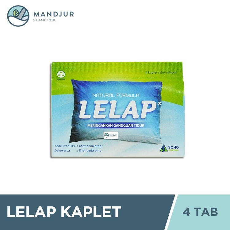 Jual Lelap 4 Kaplet - Meringankan Gangguan Sulit Tidur / Insomnia ...