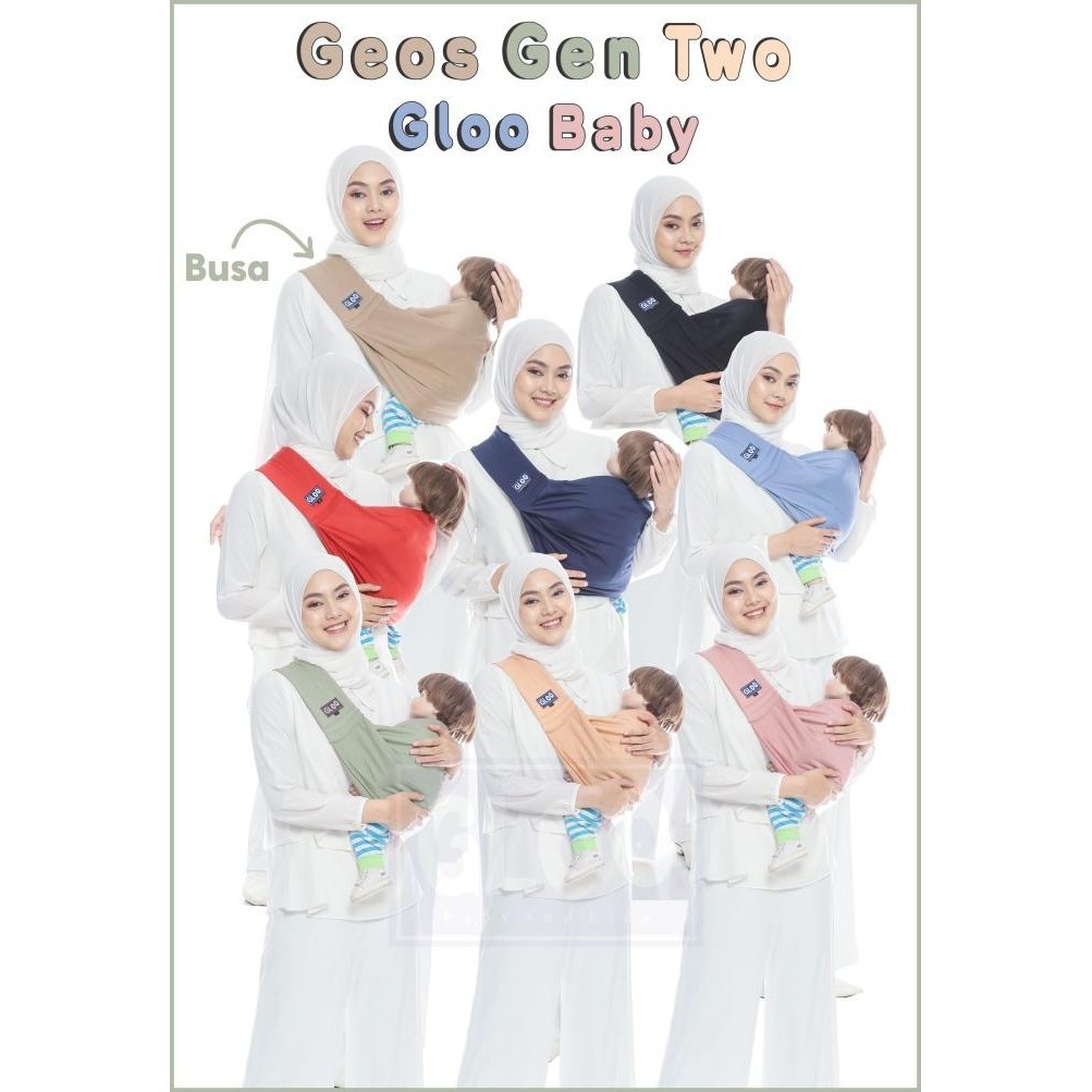 Jual Gendongan Kaos - Geos Gen Two By Gloo Baby (Dengan Busa Di Pundak ...