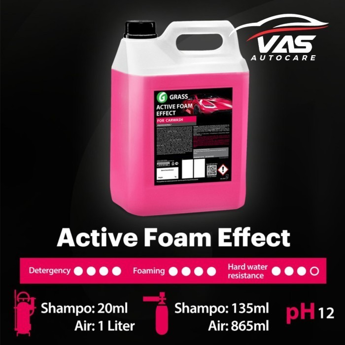 Jual READY GRASS ACTIVE FOAM EFFECT Touchless Shampoo Sampo 6 Kg - 5 Liter | Shopee Indonesia