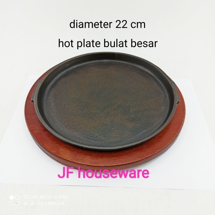 Jual Hot Plate Steak Bulat Besar 21,5 Cm Piring Steak Sunrise | Shopee ...