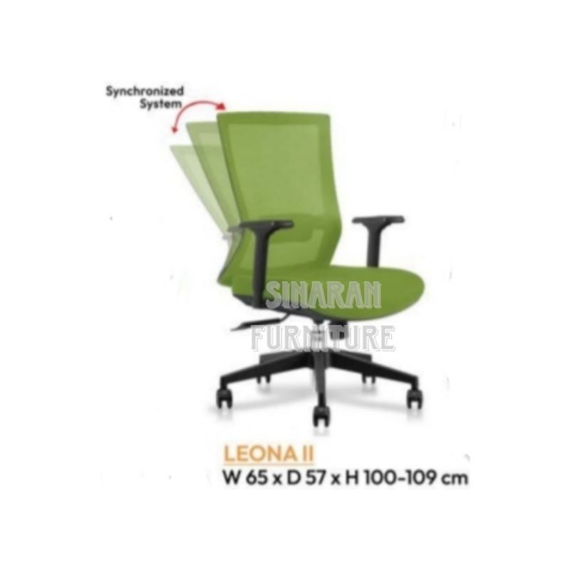 Jual KURSI KANTOR ICHIKO LEONA II KURSI KERJA KURSI KANTOR STAFF SEKRETARIS | Shopee Indonesia