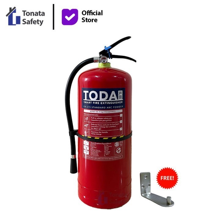 Jual Apar 9 Kg / Pemadam Api 9Kg / Set Komplit Toda By Tonata | Shopee ...