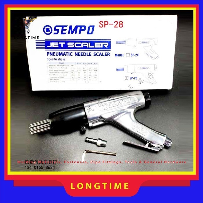 Jual NITTO Kohki Type Pneumatic Jet Chisel JEX-28 Chipping Gun Needle Scale | Shopee Indonesia