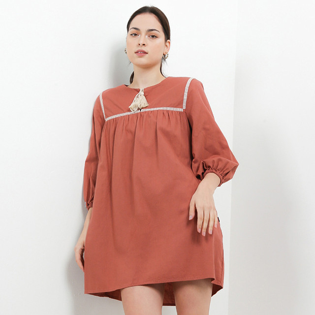 Jual Hush Puppies Dress Wanita Verda Brown | Shopee Indonesia