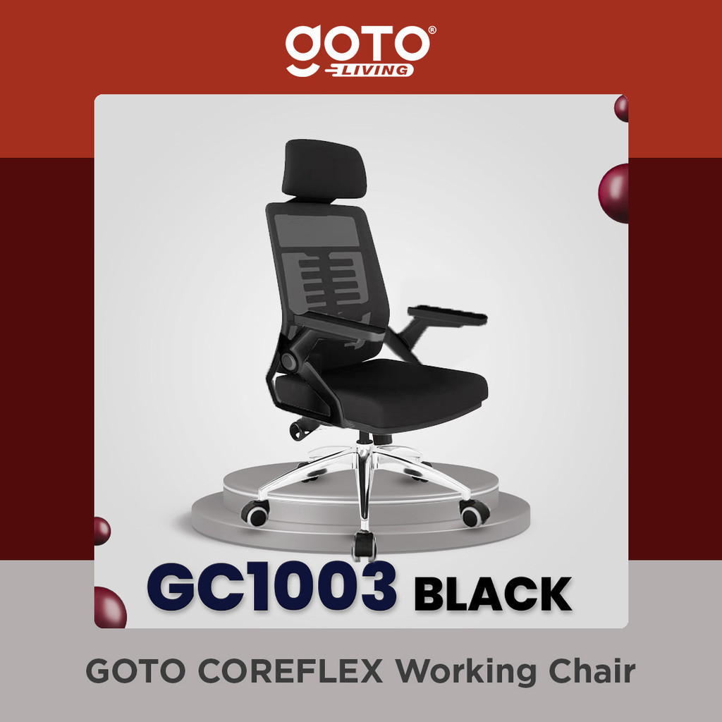 Jual Goto Coreflex Chair Kursi Kerja Kantor Belajar Komputer Hidrolik ...