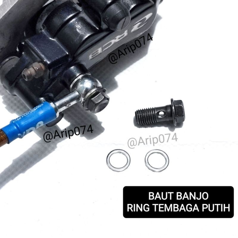 Jual BAUT RING TEMBAGA PUTIH BAUT NEPEL SELANG REM BAUT RING KALIPER ...