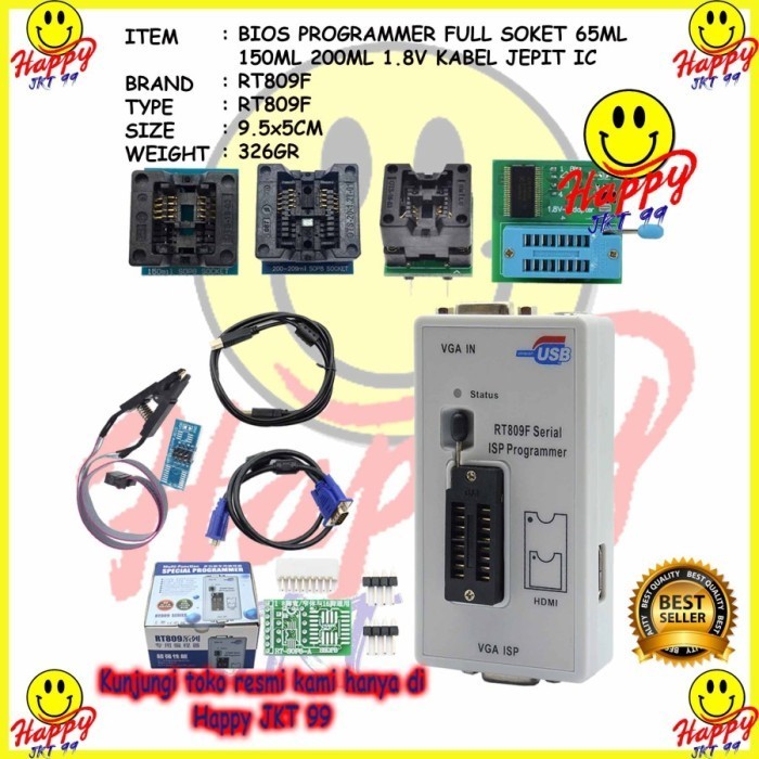 Jual ALAT FLASH IC BIOS EPROM PROFESIONAL RT809 RT809F ORIGINAL AUTO DETECK | Shopee Indonesia