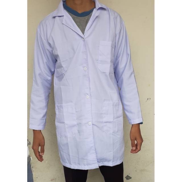 Jual Alat Medis Jas Lab Panjang Jas Laboratorium Lengan Panjang Baju ...