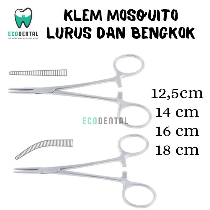 Jual KLEM MOSQUITO LURUS BENGKOK KLEM ARTERI STRAIGHT CURVED | Shopee ...