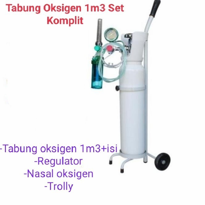 Jual Tabung Oksigen Lengkap 1M3 Siap Pakai | Shopee Indonesia