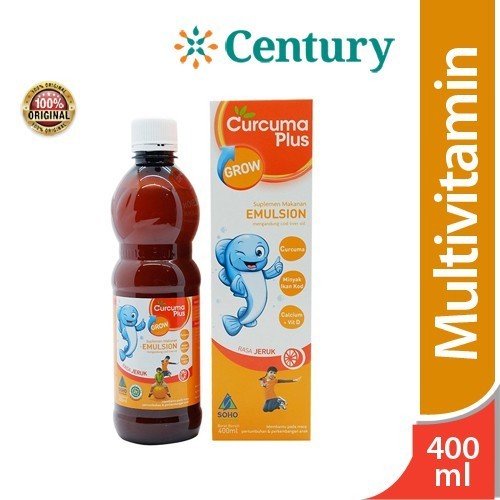 Jual Curcuma Plus Emulsion Rasa Jeruk 400ml/Kurkuma Plus/Kurkuma ...