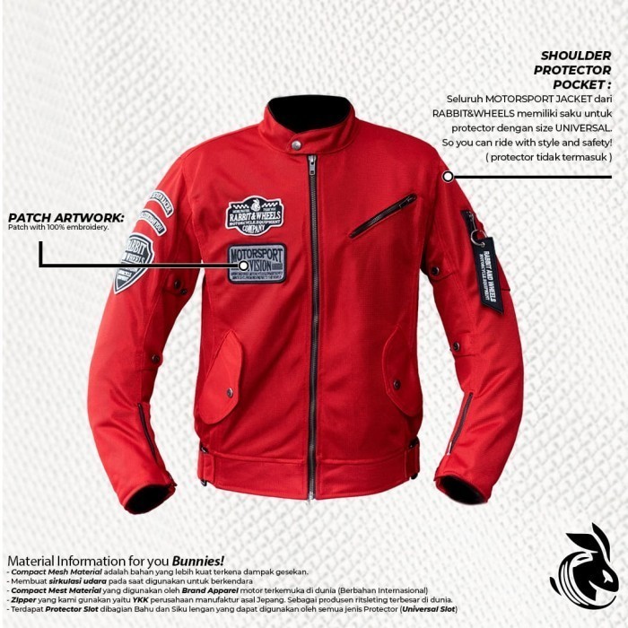Jual HARGA DISC - RABBIT AND WHEELS Reguler Basic Jacket - Jaket RNW ...