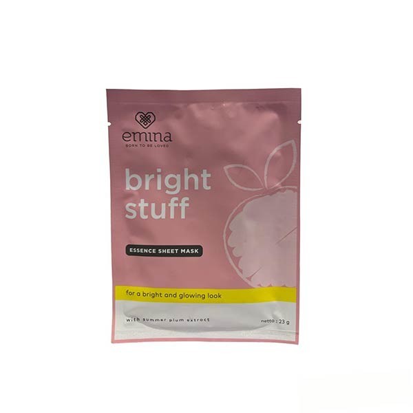 Jual EMINA BRIGHT STUFF ESSENCE SHEET MASK 23 | Shopee Indonesia