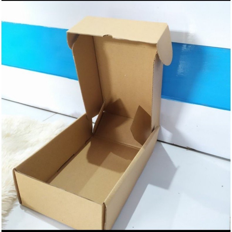 Jual gift box kotak kado dus kecil cokelat mainan ukuran kecil 20x12x6 ...