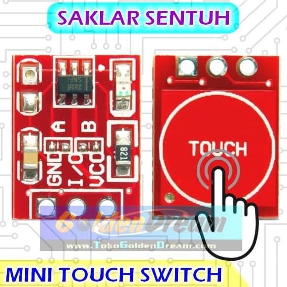 Jual MERAH - Saklar Sentuh Touch Sensor Capacitive TTP223 Switch ...