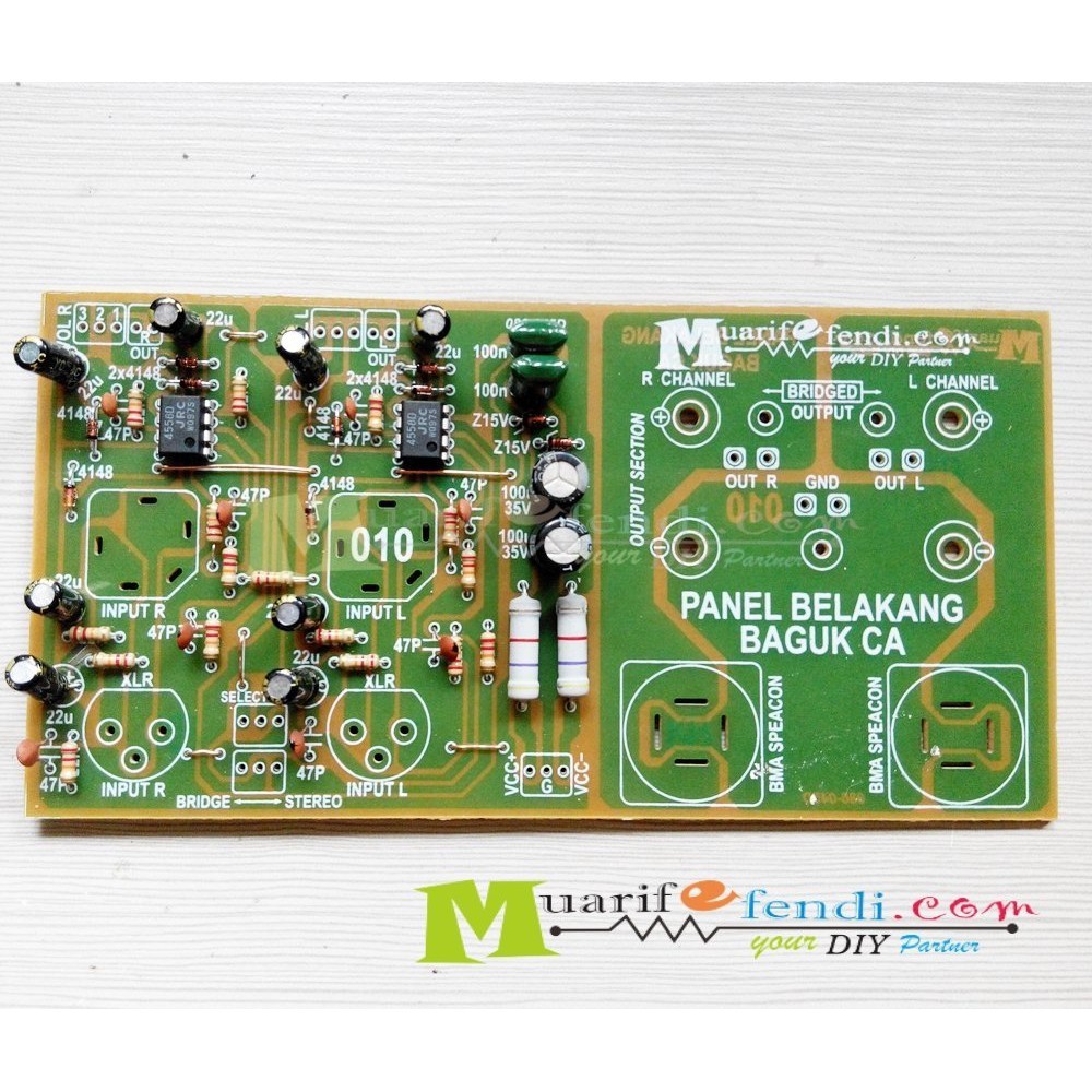 Jual KIT Input Balance Back Panel Panel Belakang Box CA TANPA SOKET ...