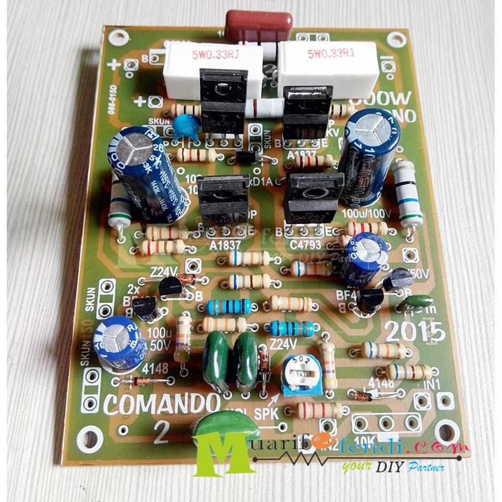 Jual KIT Power Amplifier 600Watt MONO Comando 033 | Shopee Indonesia
