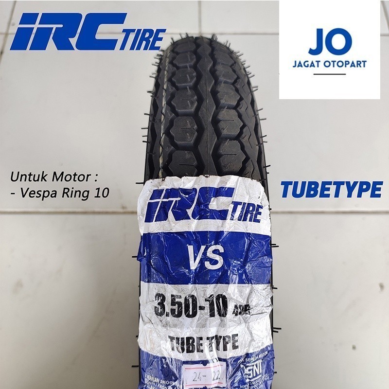 Jual JAGAT Ban motor vespa IRC VS 350 10 tubetype | Shopee Indonesia
