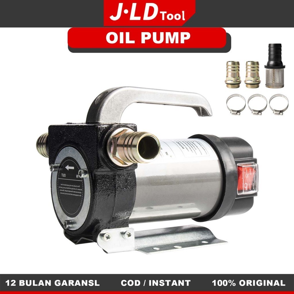 Jual JLD Oil Pump Pompa Minyak DC 12V/24V Electrik Diesel Transfer Pump ...