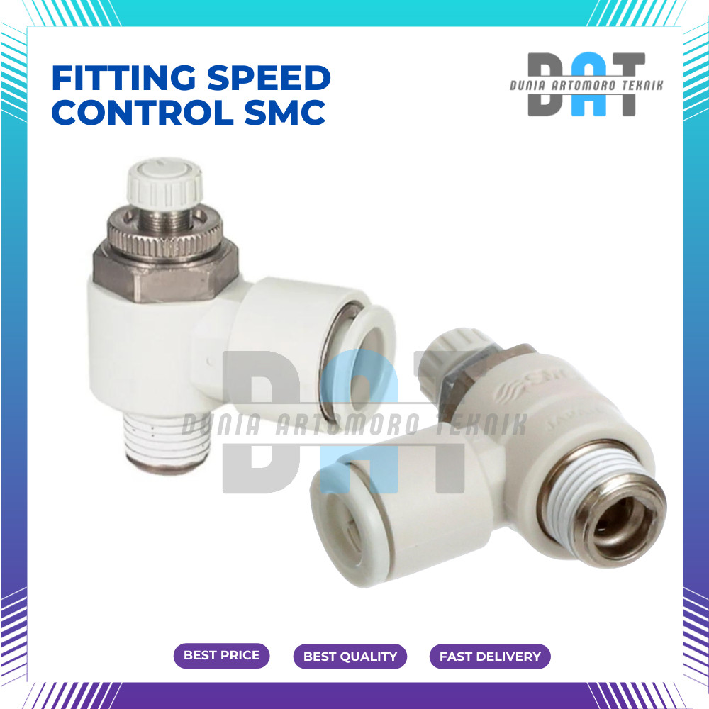 Jual AS1201F-M5-06 Fitting Speed Control Slip Lock Selang 6mm Drat M5 SMC | Shopee Indonesia