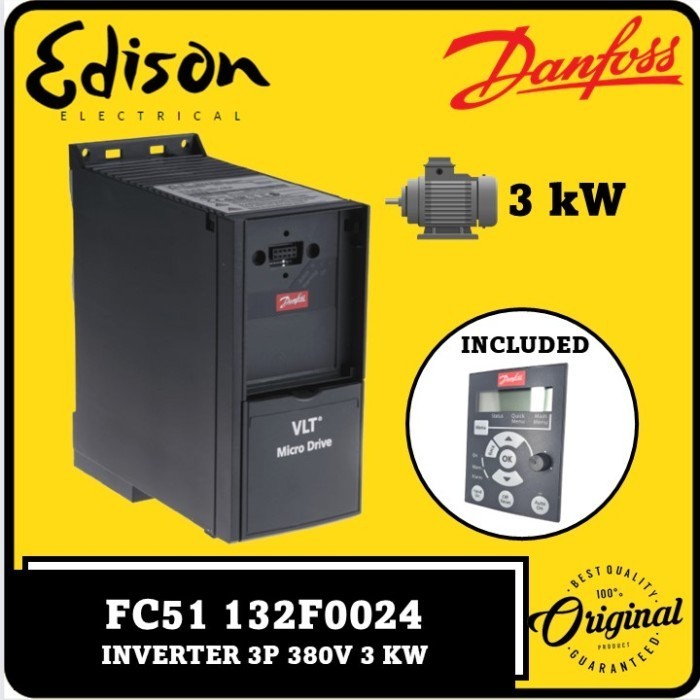 Jual READY DANFOSS 3P 3-Phase Motor Inverter VLT Microdrive FC51 FC-51 ...