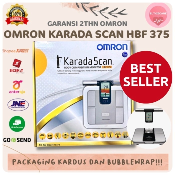 Jual Timbangan Omron Karada Scan Hbf 375 Body Fat Composition Monitor ...