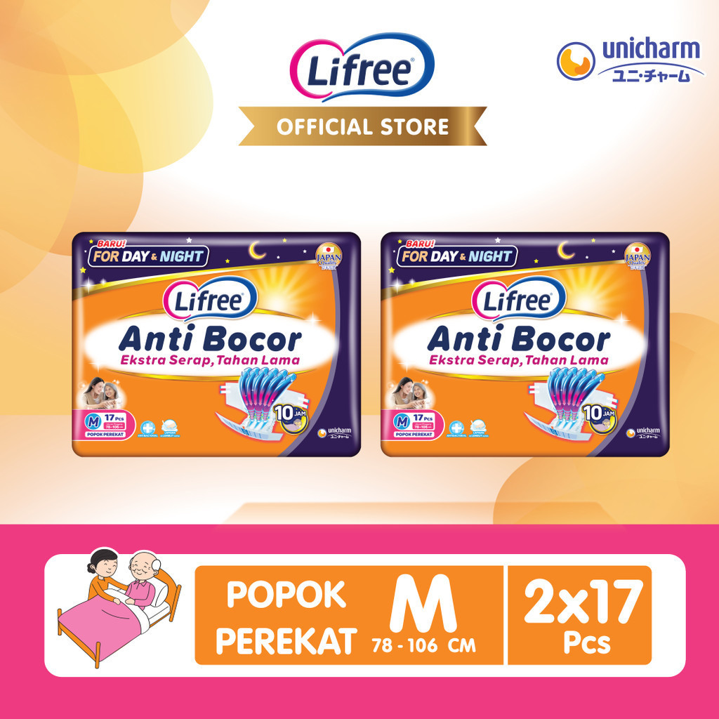 Jual Lifree Popok Dewasa Perekat - M 17 - 2 Packs | Shopee Indonesia