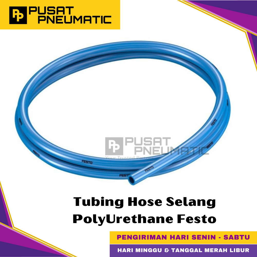 Jual Selang Angin Festo Pneumatic Hose Plastic Tubing PUN 12 X 2-BL (PU) | Shopee Indonesia