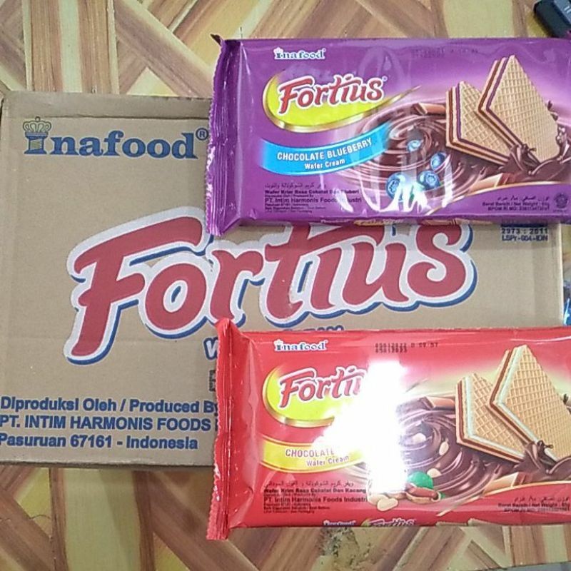 Jual Wafer Fortius 70Gr ( 1 Dus = 30 Bks ) X Rasa | Shopee Indonesia