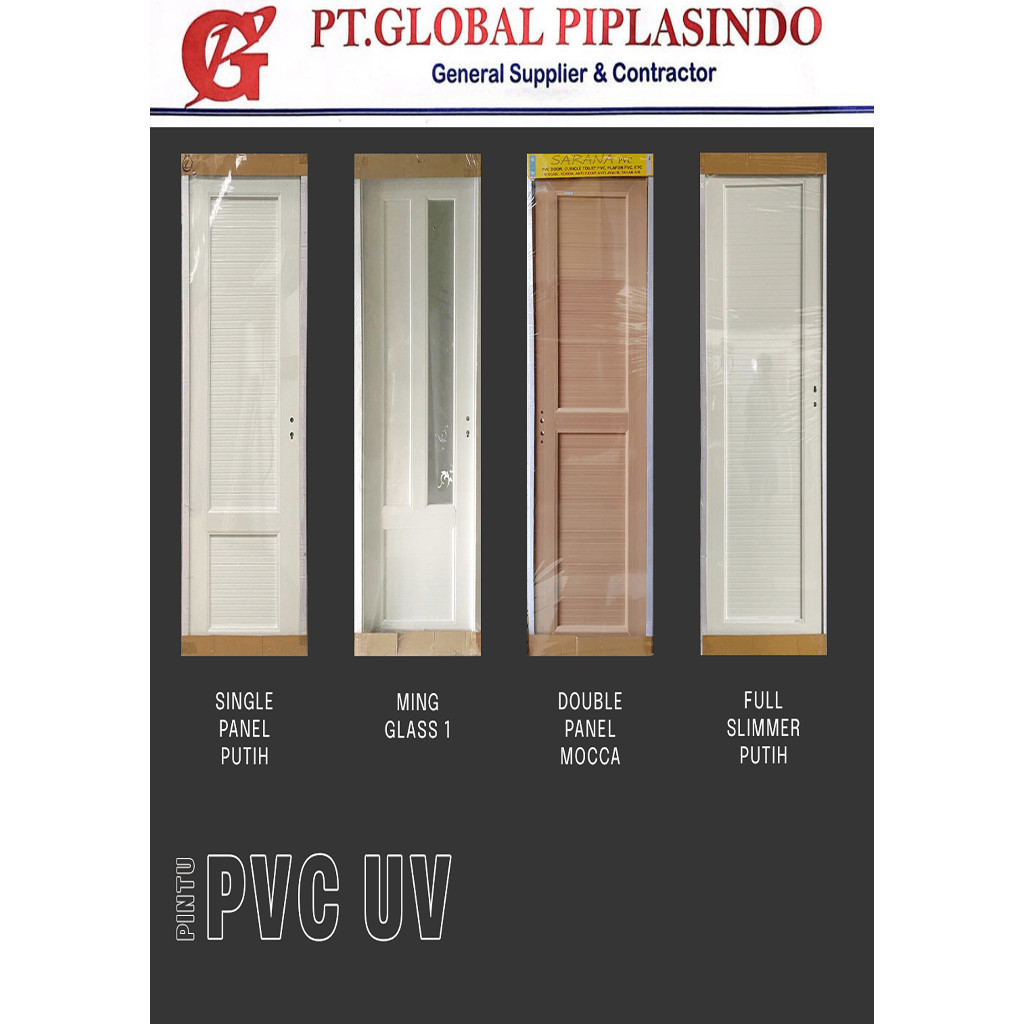 Jual Pintu PVC UV UKURAN KUSEN 80 X 200 | Shopee Indonesia