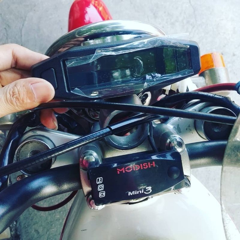 Jual Speedometer Digital Mini Model Ktm Xc Spido Led Full Indikator ...