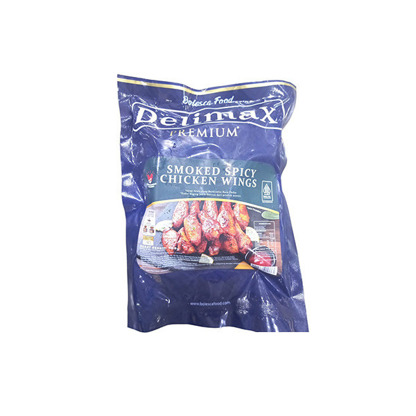 Jual DELIMAX SMOKED SPICY CHICKEN WINGS 500 G | Shopee Indonesia