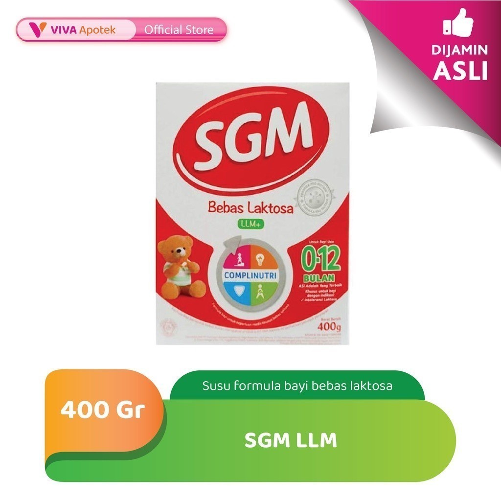 Jual SGM LLM Susu Formula Bebas Laktosa (400 Gram) | Shopee Indonesia