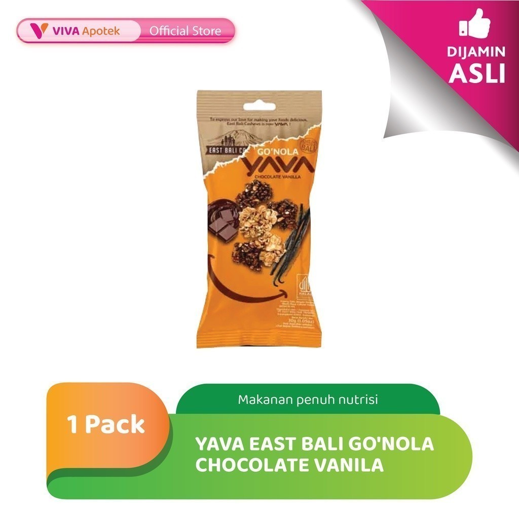 Jual Yava East Bali Go'nola Chocolate Vanila 30 Gram (1 Pack) | Shopee ...