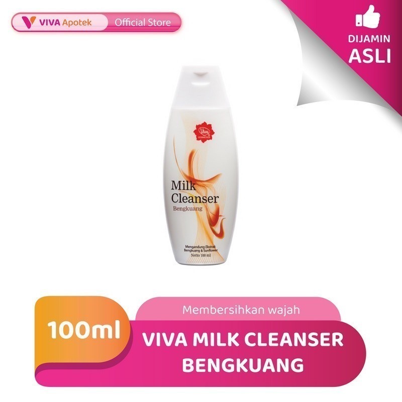 Jual Viva Milk Cleanser Bengkuang untuk Membersihkan wajah (100 ml ...