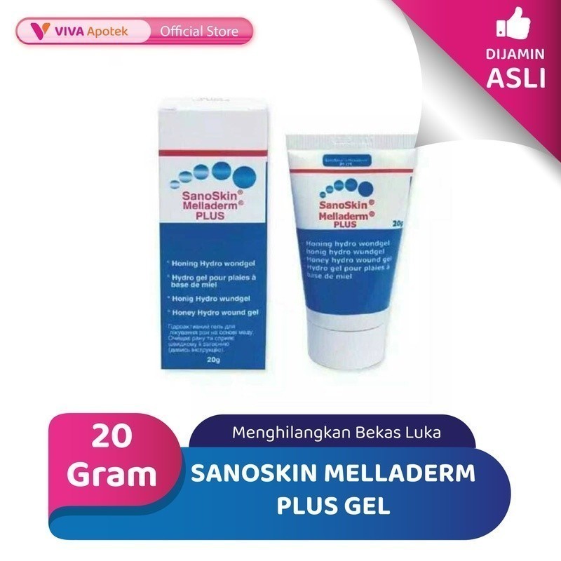 Jual Sanoskin Melladerm Plus Gel Penghilang Bekas Luka (20 Gram ...