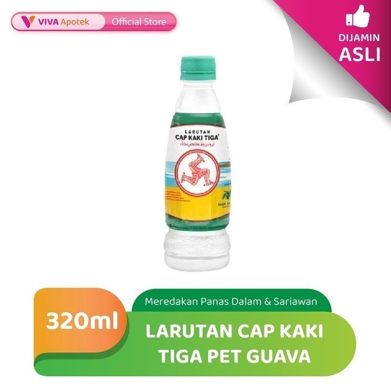 Jual Larutan Cap Kaki Tiga Pet Guava 320Ml | Shopee Indonesia