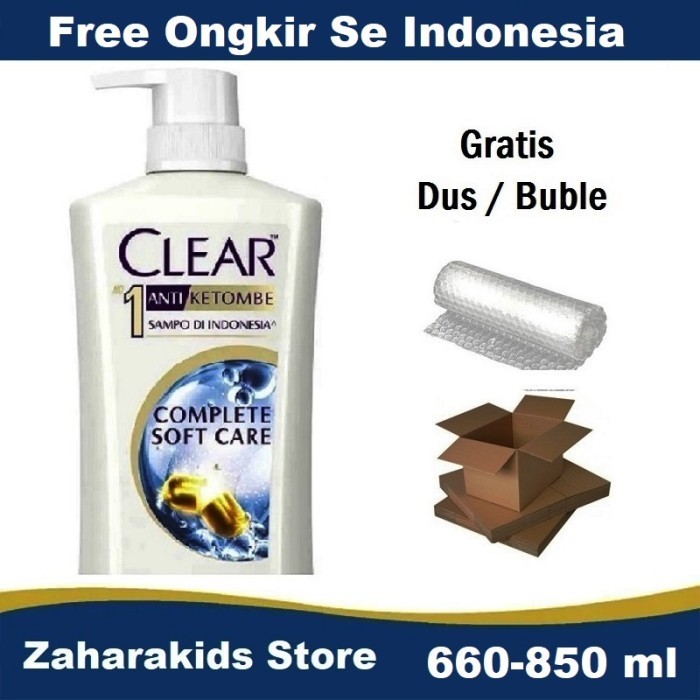 Jual Shampoo Clear Complete Soft Care 660 Ml / Sampo Anti Ketombe 660Ml | Shopee Indonesia