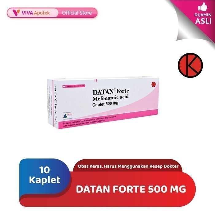 Jual Datan Forte 500 mg / Asam Mefenamat / Nyeri / Sakit Kepala (10 ...