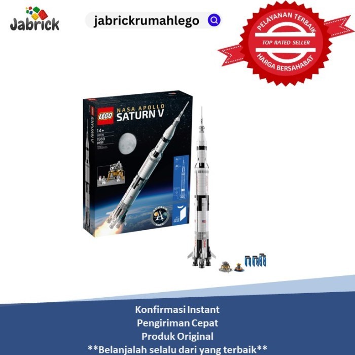 Jual LEGO 92176 IDEAS NASA Apollo Saturn V | Shopee Indonesia