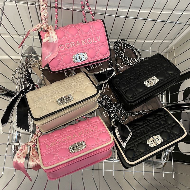 Jual Tas Persegi Kecil Rantai Kelas Tinggi Tas Wanita Mode Baru Tas ...