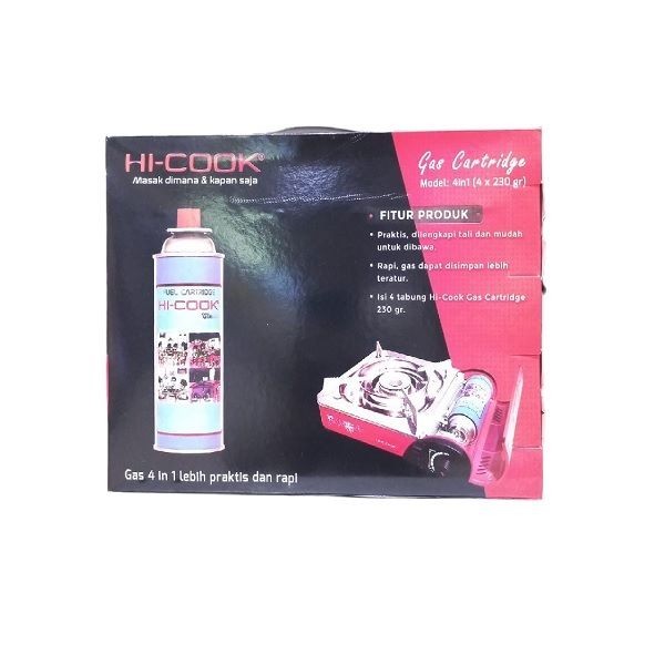 Jual HI-COOK GAS CARTRIDGE 4 IN 1 | Shopee Indonesia