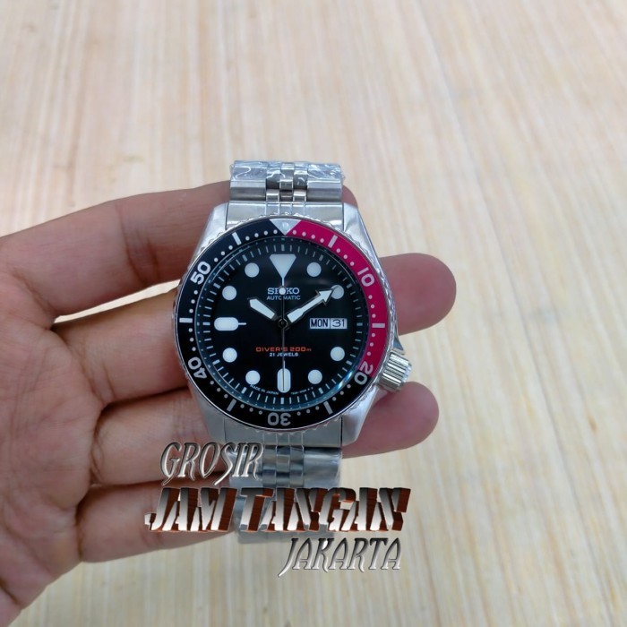 Jual JAM SEIKO SKX009 PEPSI CLONE JUBILE STRAP 4R36A | Shopee Indonesia