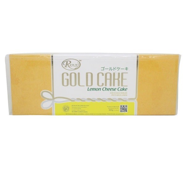 Jual RIOUS GOLDCAKE LEMONCHEESE BSR 400GR | Shopee Indonesia
