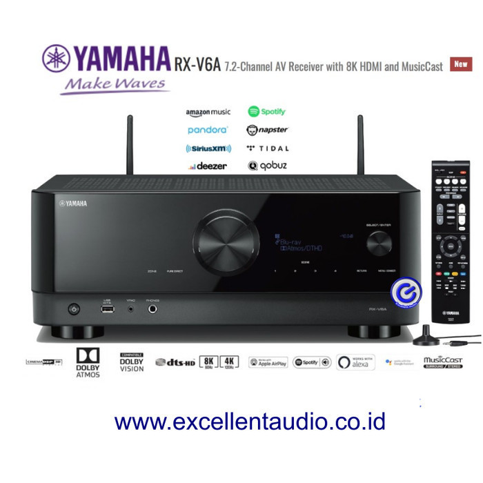 Jual Yamaha Rxv6A Rxv 6A Rxv6 A Dolby Atmos Streamer Home Theatre ...