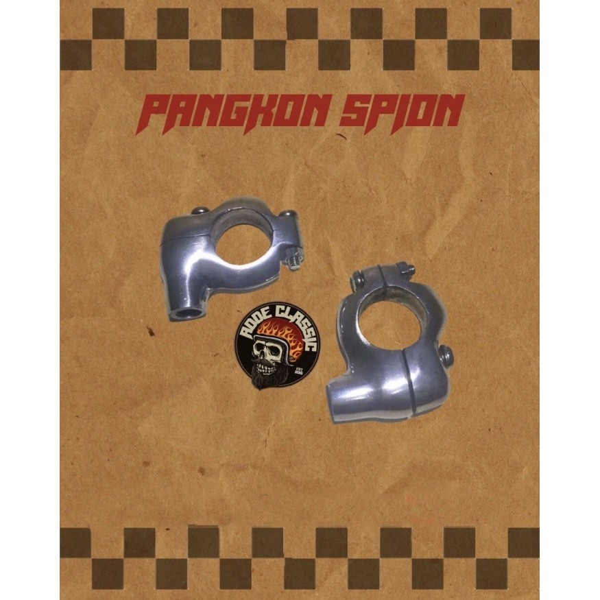 Jual Pangkon Kaca Spion Motor custom lawas klasik moge dll | Shopee ...